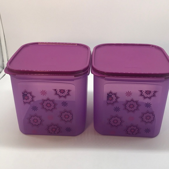 Tupperware | Kitchen | Tupperware Modular Mates Square 3 Set Of 2 ...
